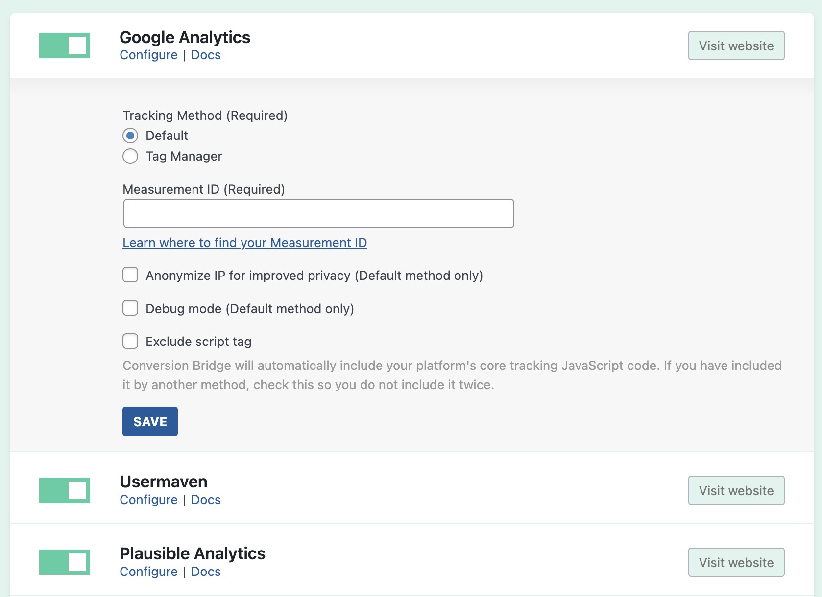 Getting Started with Conversion Bridge - Conversion Bridge