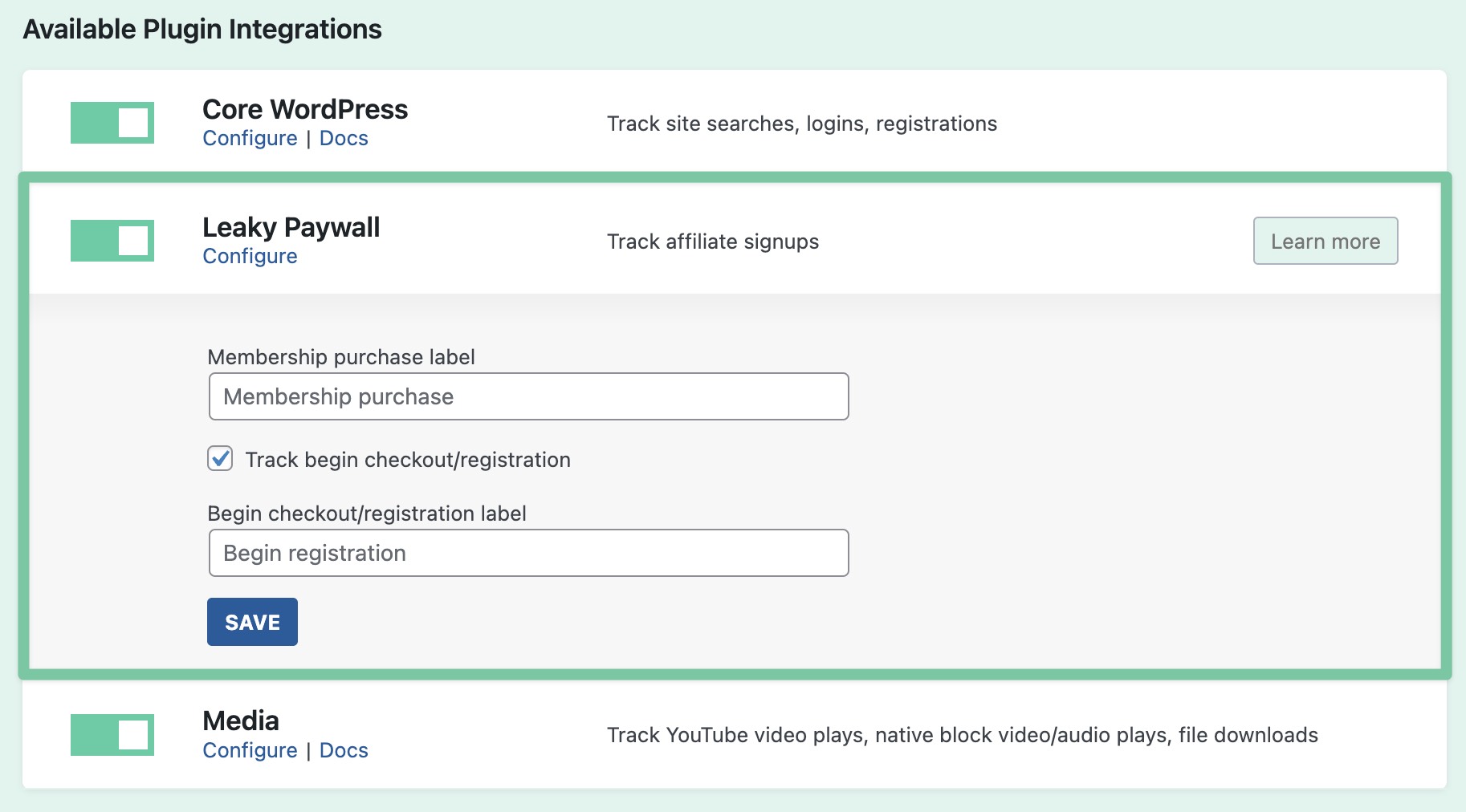 Conversion Tracking for Leaky Paywall with Conversion Bridge