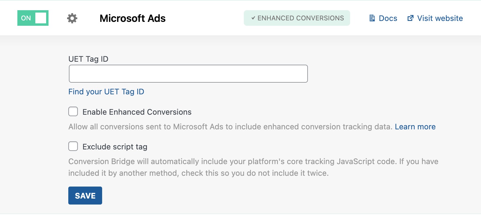 Microsoft Ads - Conversion Bridge
