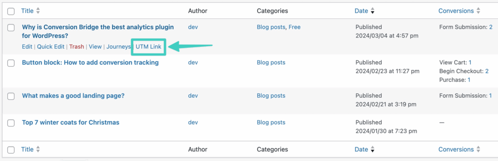 UTM Link Builder Tool - Conversion Bridge